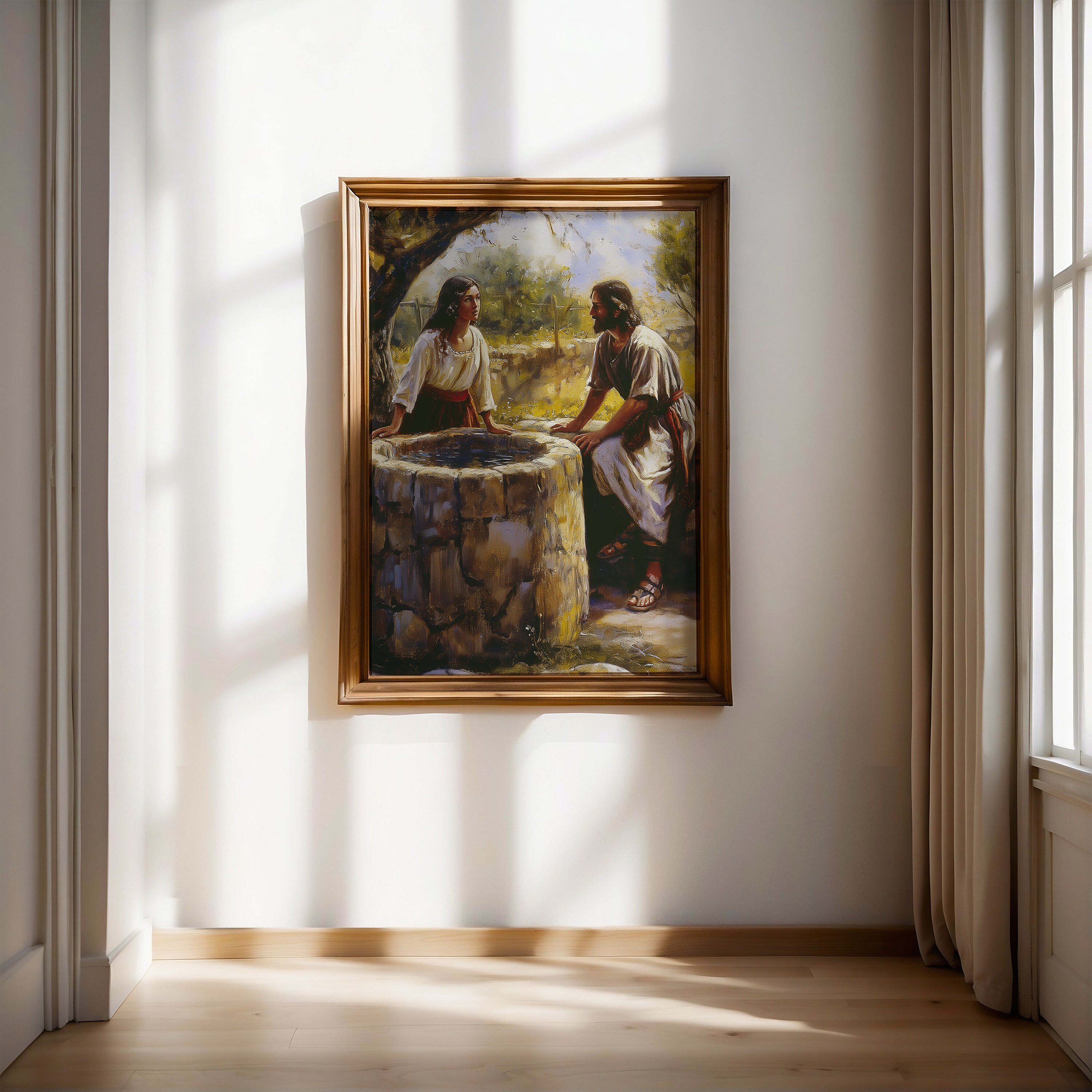 Woman at the Well Jesus Christ and Samaritan Woman Photine of Samaria ...