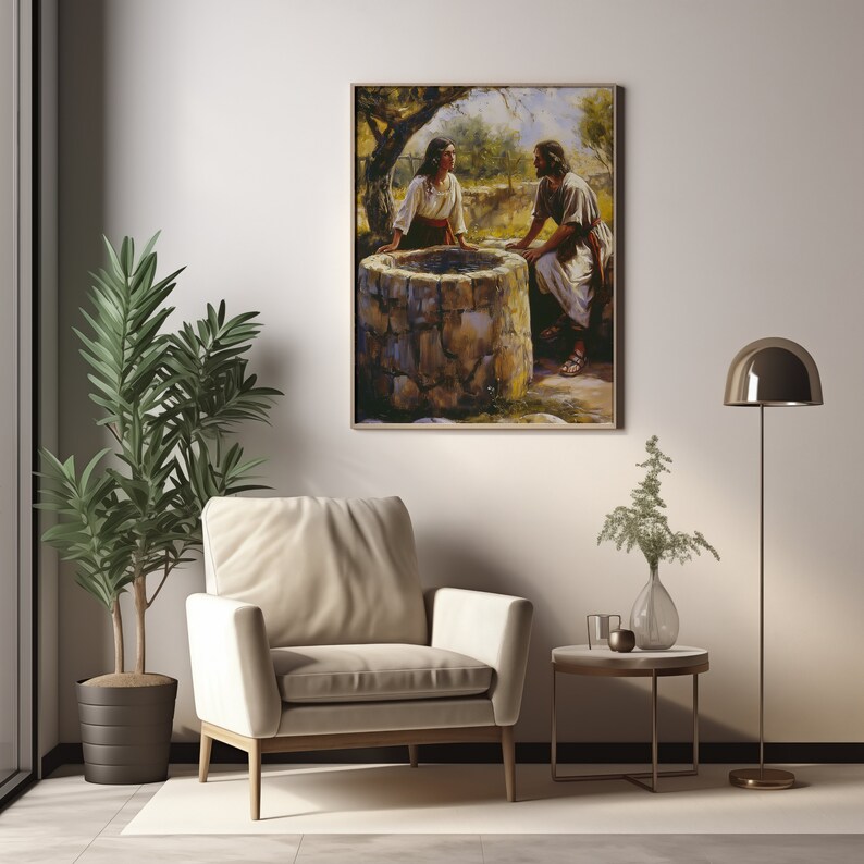 Woman at the Well Jesus Christ and Samaritan Woman Photine of Samaria ...