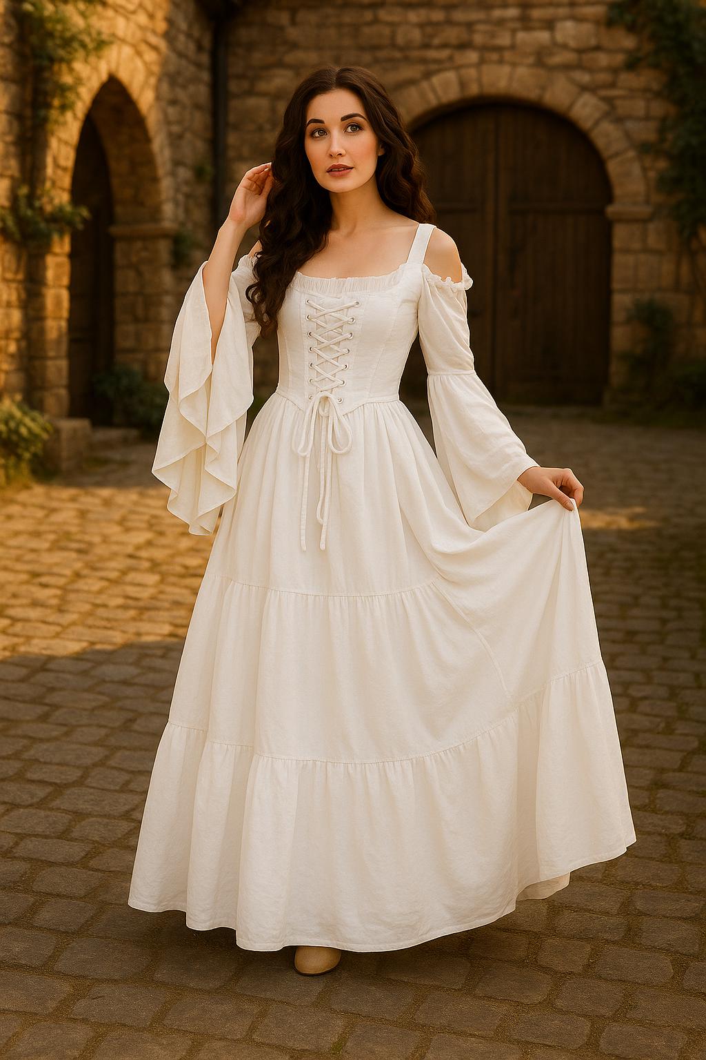 Renaissance Peasant Dress, Medieval Tavern Maiden Costume, Vintage ...