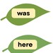Initialit 1 Tricky Word Leaves - Etsy