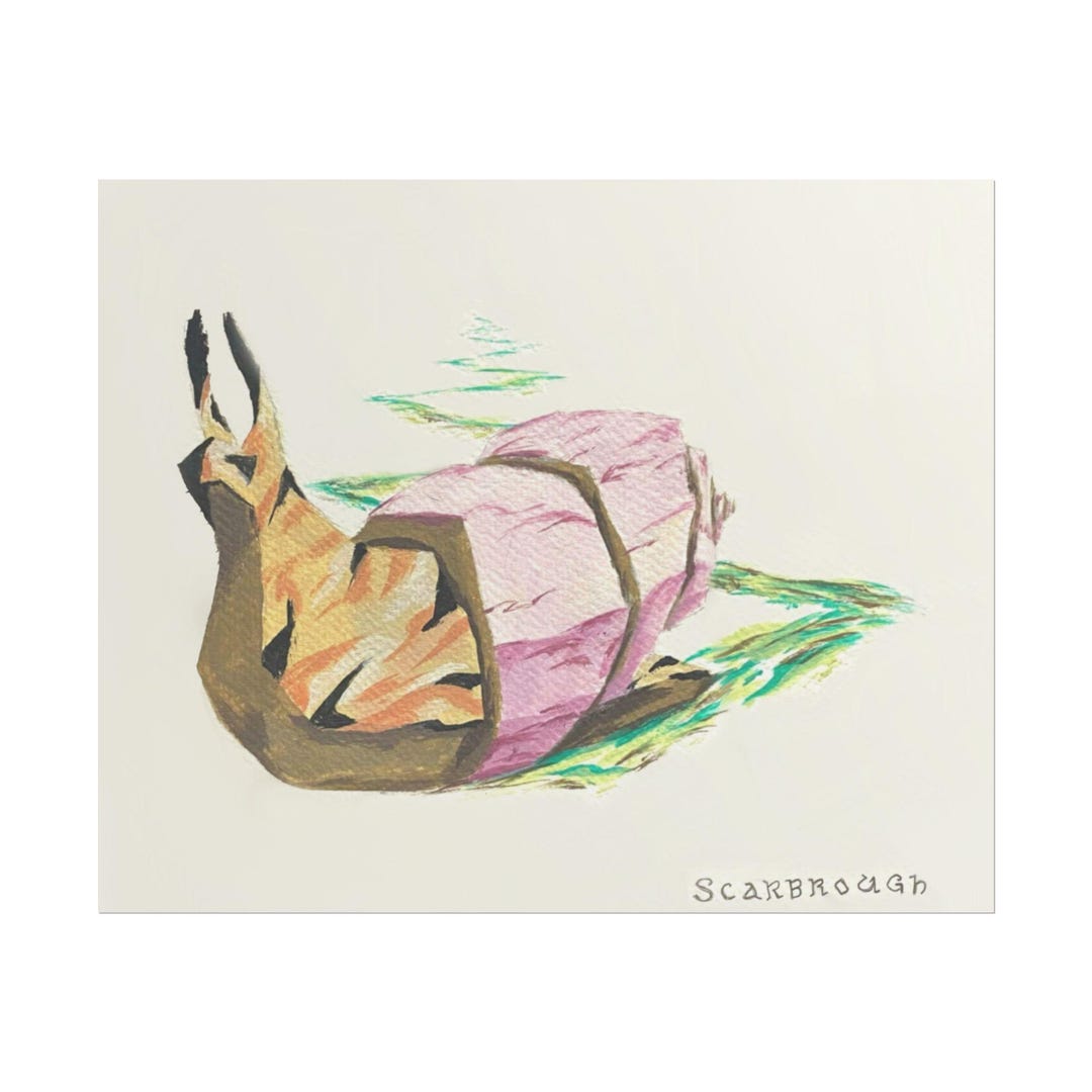Toxic Snail- Rolled Posters - Etsy
