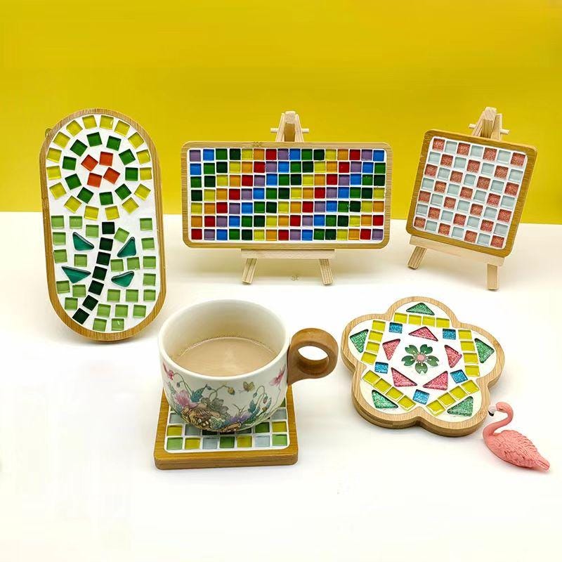 Mosaic Coaster - Etsy