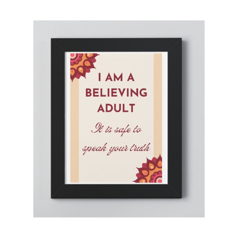 5 Body Safety Posters | Believing Adult Printable Wall Art | Children ...