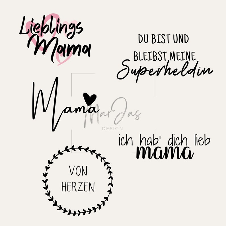 30 Plotter Files mom SVG PNG DXF Instant Download Plotter File Bundle ...