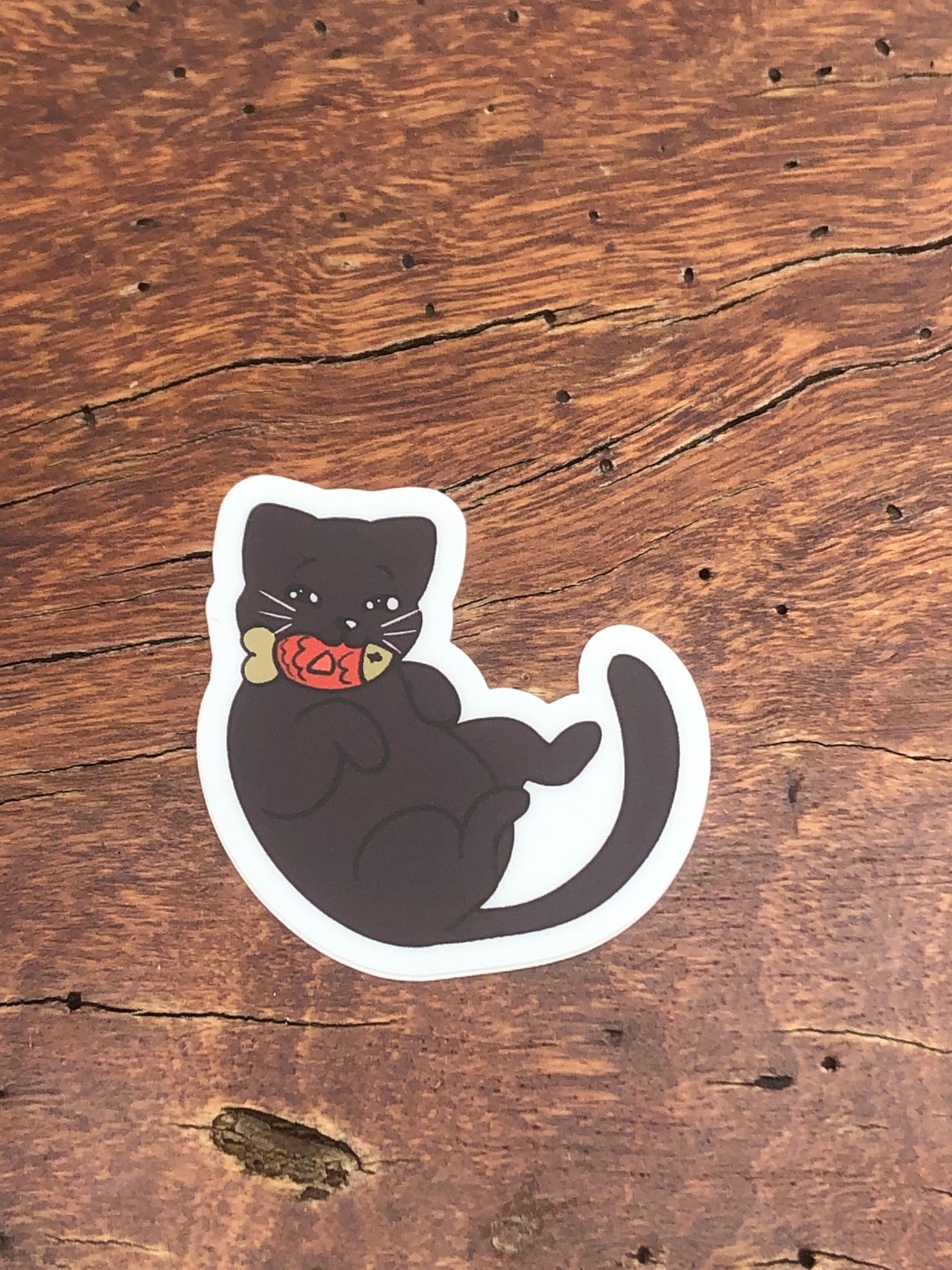 2 Inch Adorable Black Cat Stickers - Etsy