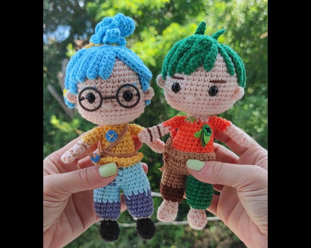 Cody and May Crochet Dolls, Handmade Crochet It Takes Two Gift, May and ...