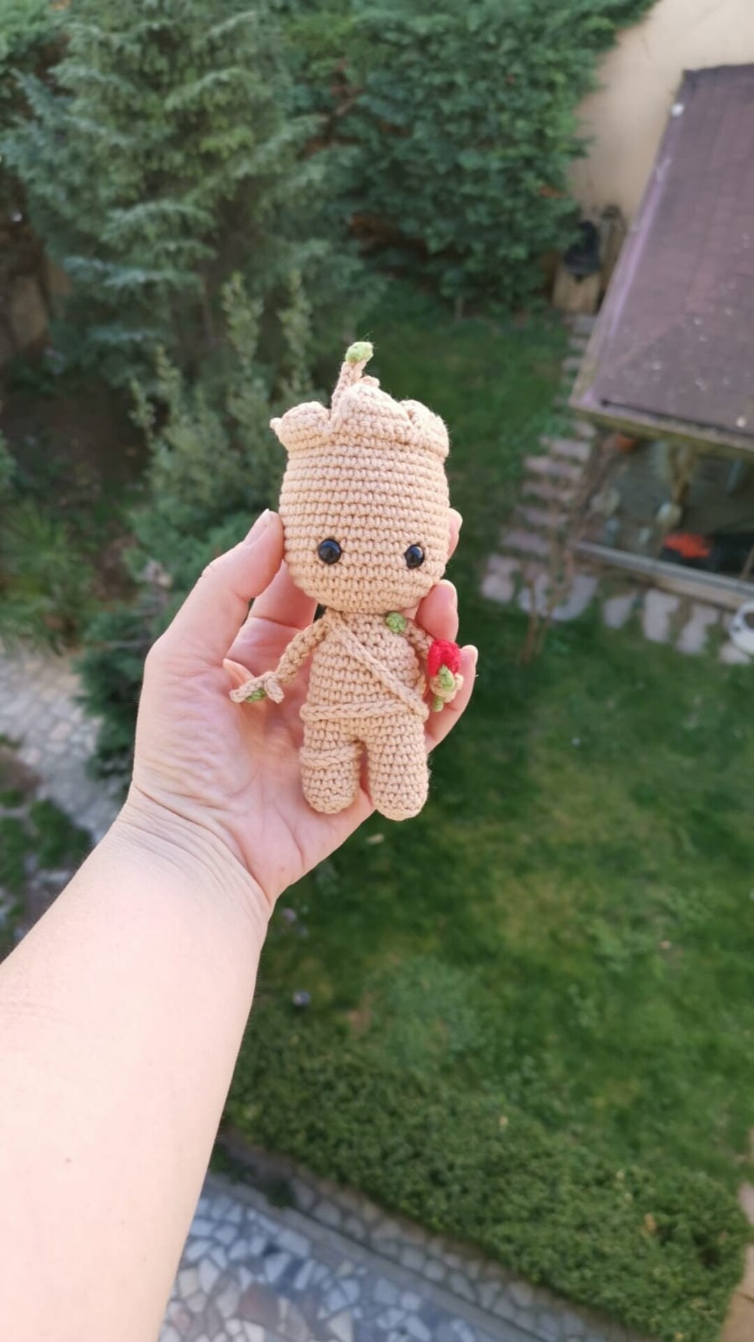 Baby Groot Amigurumi Doll, Baby Groot Crochet Amigurumi Doll, Groot ...