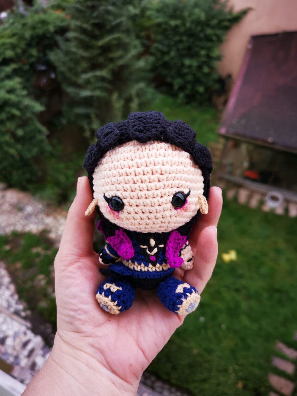 Valorant Reyna, Valorant Reyna Amigurumi Doll, Valorant Reyna Crochet ...