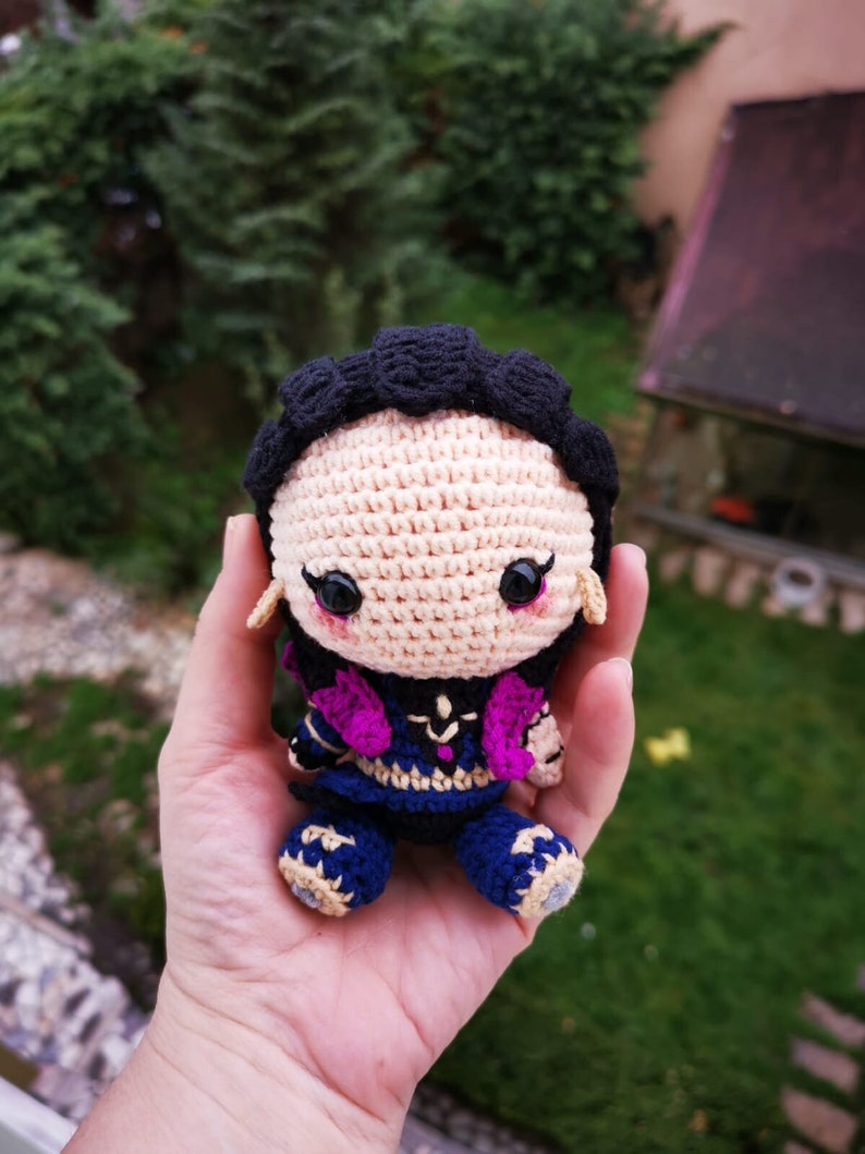 Valorant Reyna, Valorant Reyna Amigurumi Doll, Valorant Reyna Crochet ...
