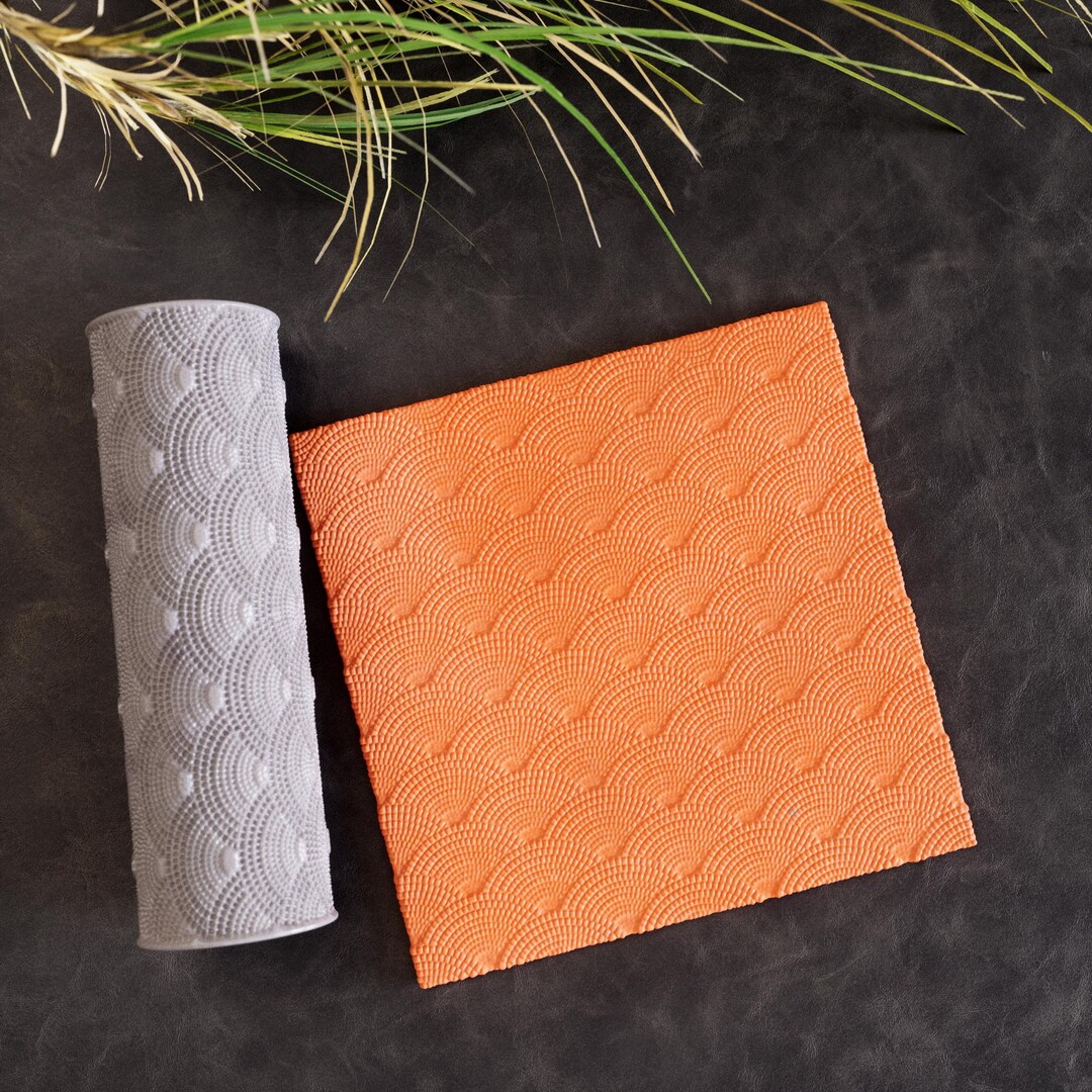 Tiles Texture Roller Seamless Polymer Clay Texture Roller Embossing ...