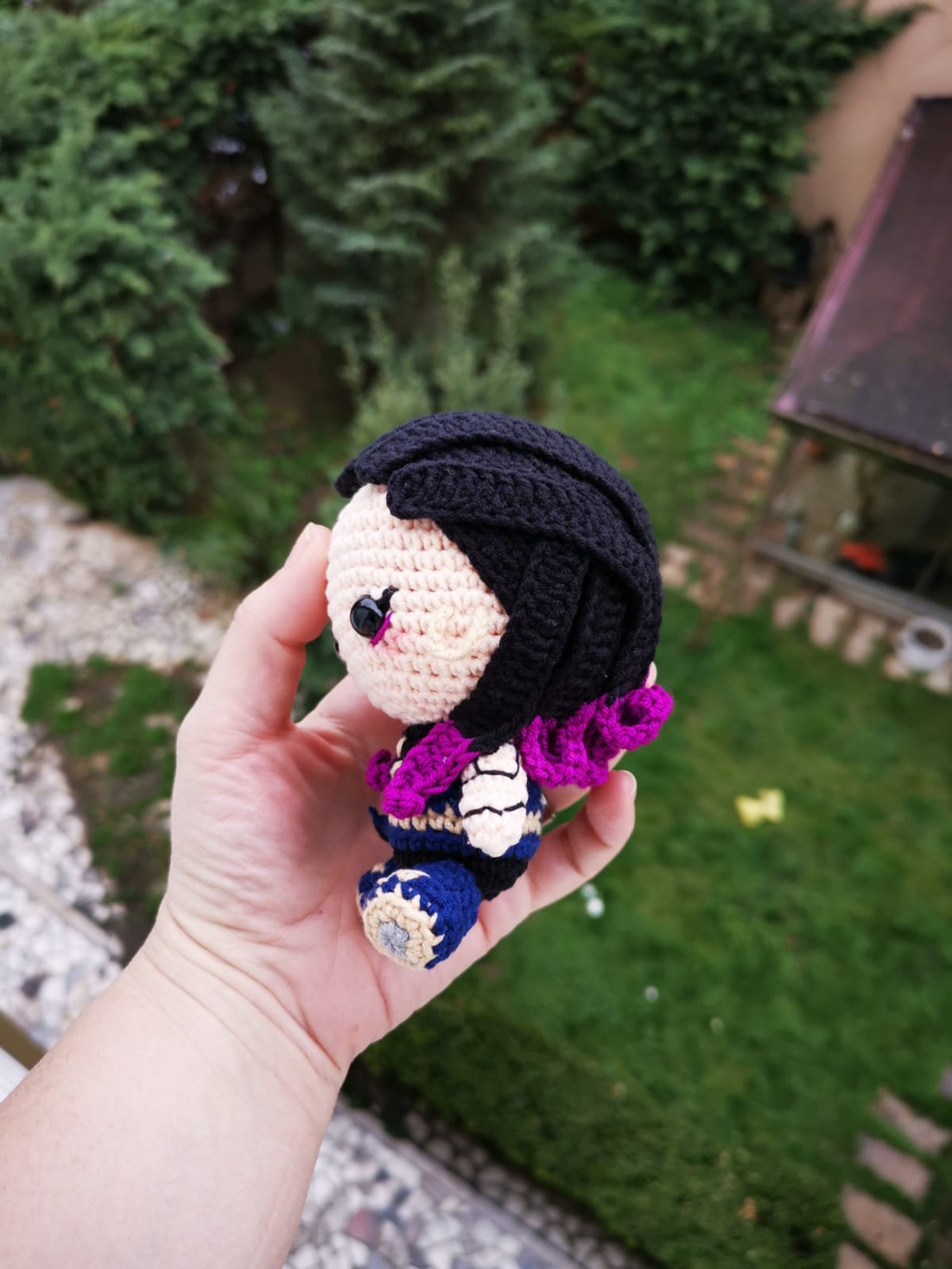 Valorant Reyna, Valorant Reyna Amigurumi Doll, Valorant Reyna Crochet ...