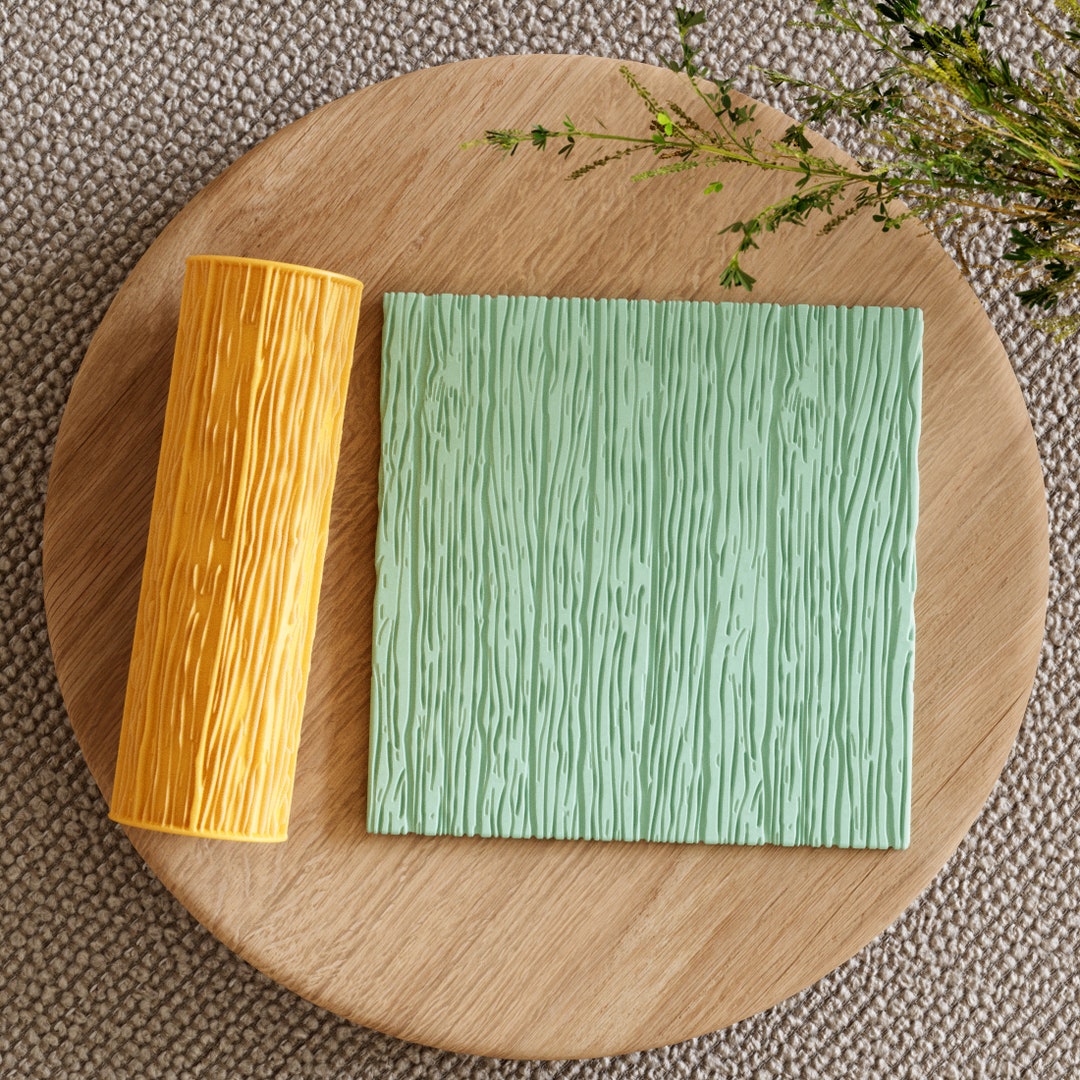 Wood Planks Texture Roller Seamless Polymer Clay Texture Roller ...