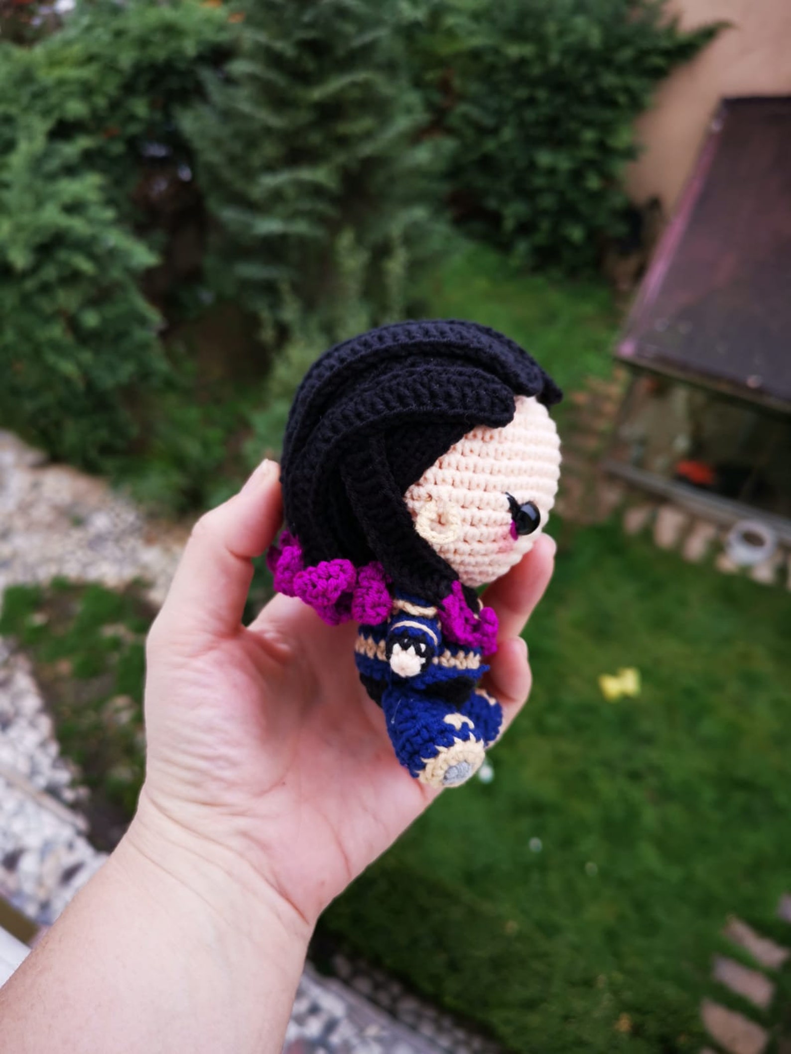 Valorant Reyna, Valorant Reyna Amigurumi Doll, Valorant Reyna Crochet ...