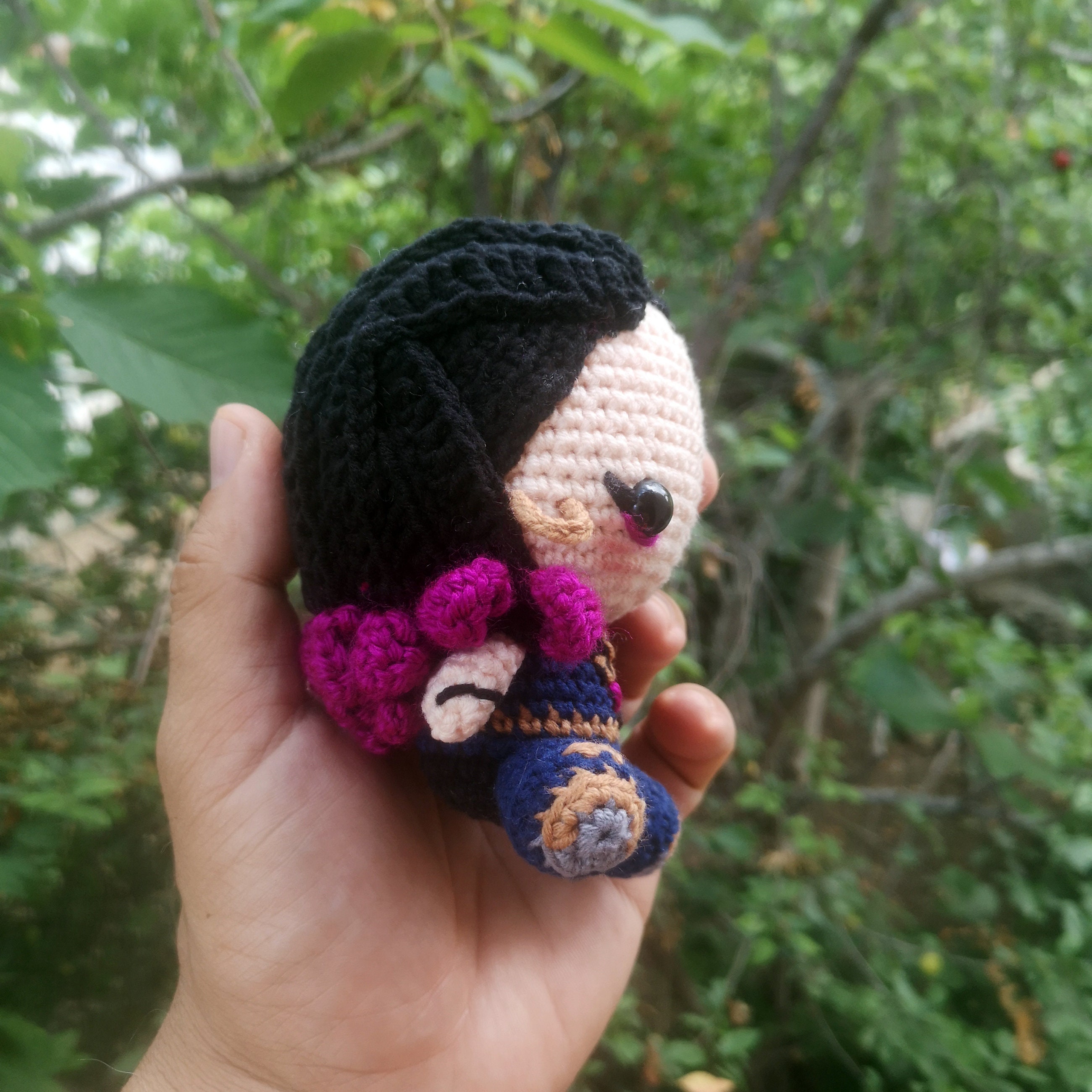 Valorant Reyna, Valorant Reyna Amigurumi Doll, Valorant Reyna Crochet ...