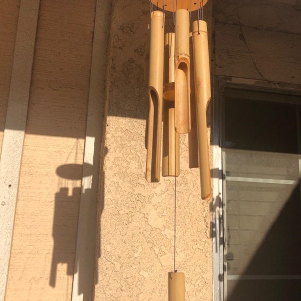 Bamboo Wind Chime - Etsy