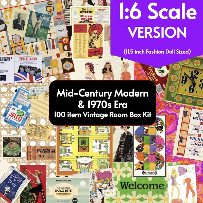 Doll Room Diorama 1 6 - Etsy UK