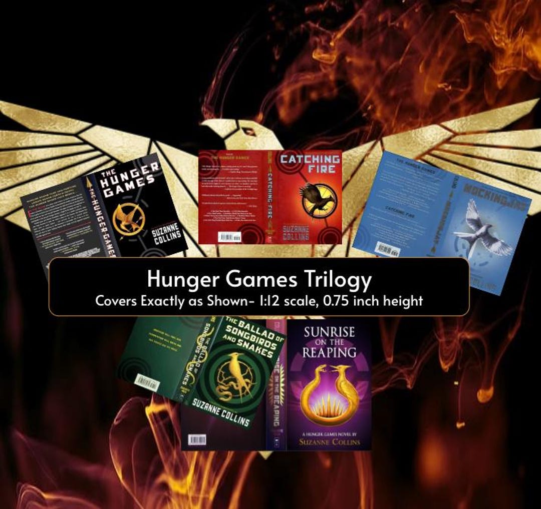 5 Hunger Games Mini Book Covers- Sunrise on the Reaping Suzanne Collins ...