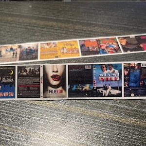 200 Miniature DVD Covers for 1:12 Scale Dollhouse Printable for ...