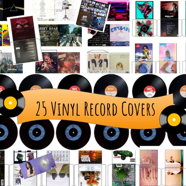Miniature Album Covers Record - Etsy