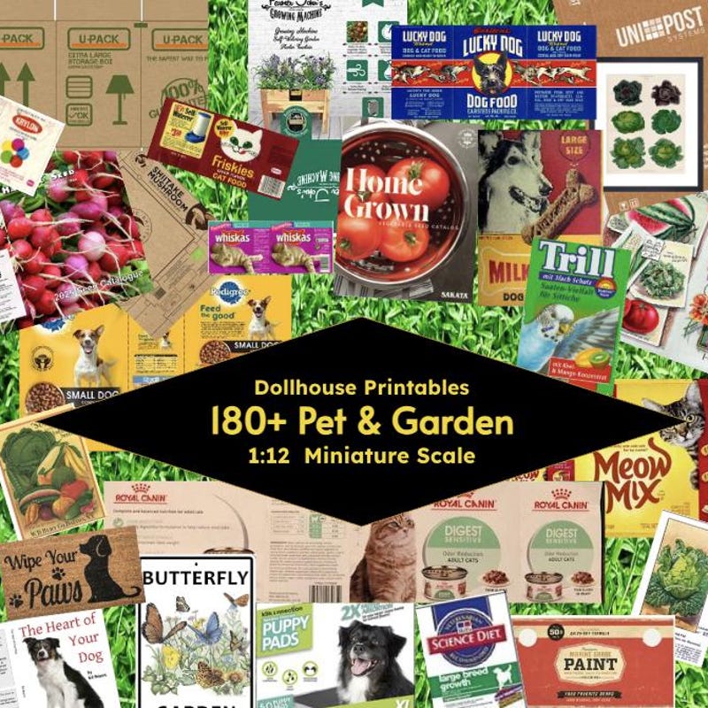 1/12 Scale Bag - Etsy UK