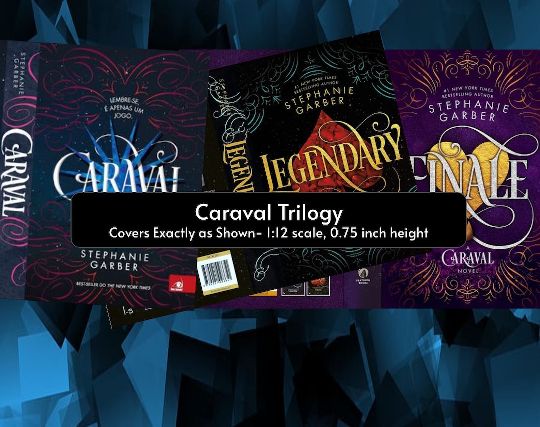 CARAVAL TRILOGY Mini Book Covers by Stephanie Garber- Perfect for Your ...