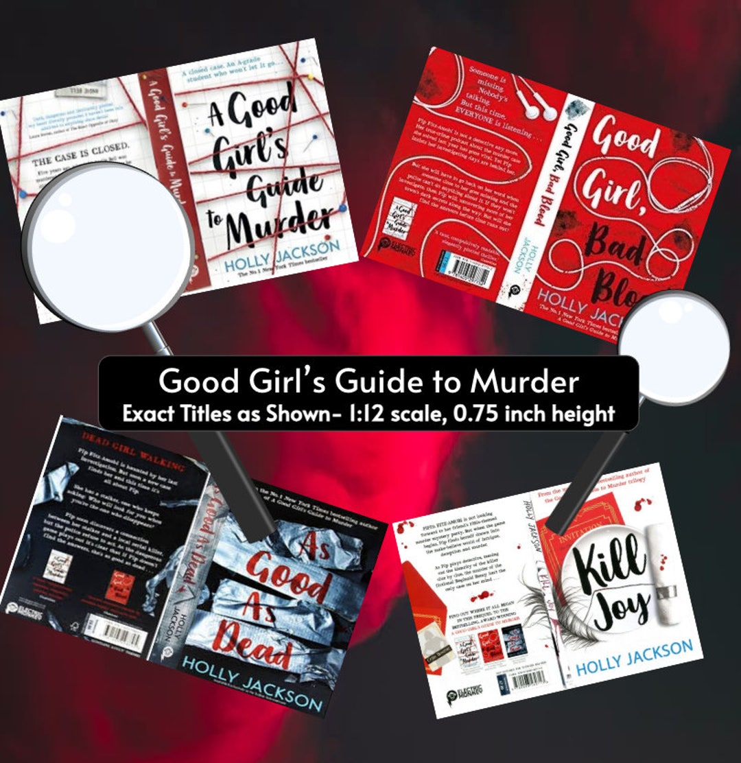 Good Girl's Guide to Murder Mini Book Covers- Perfect for Anxiety ...