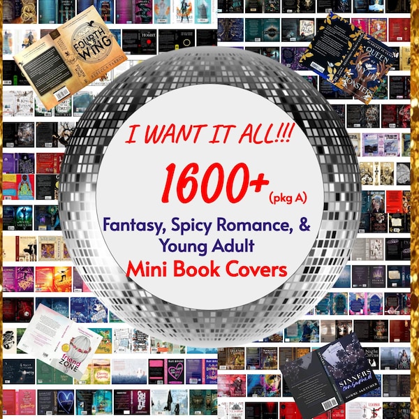 Fantasy Mini Book Covers - Etsy