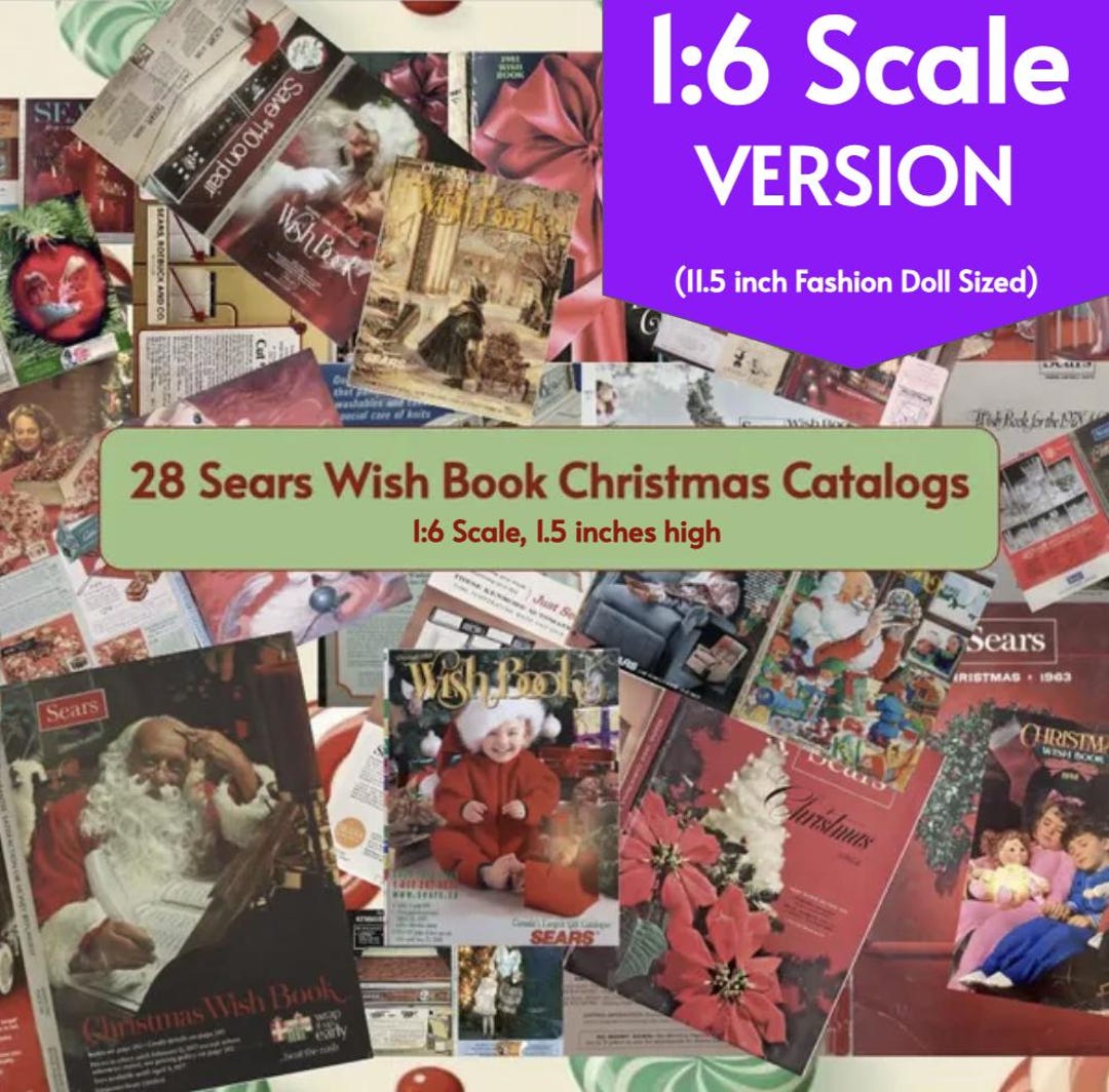 Sears Wish Book Christmas Catalog Covers – 1:6 Scale Dollhouse ...