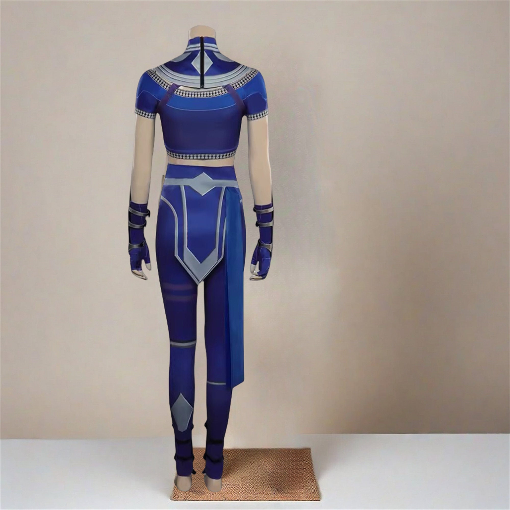 Blue Women Halloween Cosplay Costume Adult Halloween Party Role Outfits ...