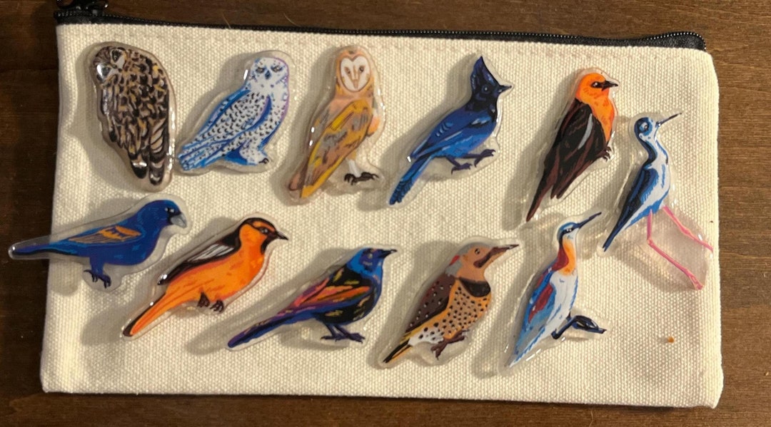 Custom Bird Pins - Etsy