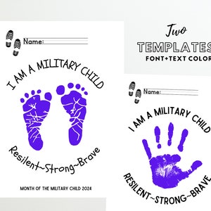 Month of the Military Child-i Am a Military Child-resilent-strong-brave ...