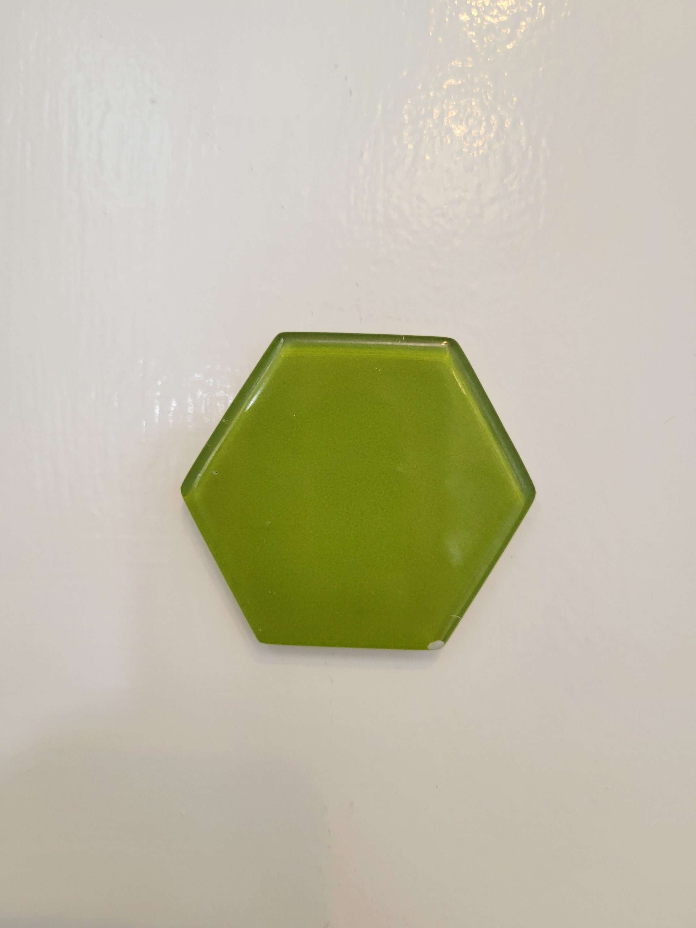 Magnets | Glass | 2" Hexagon | Glossy Brightly Colored - Etsy