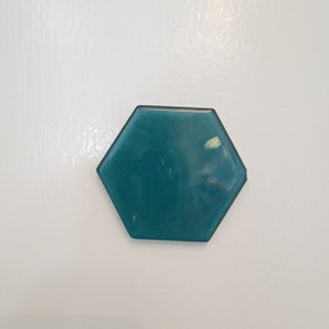 Magnets | Glass | 2" Hexagon | Glossy Brightly Colored - Etsy
