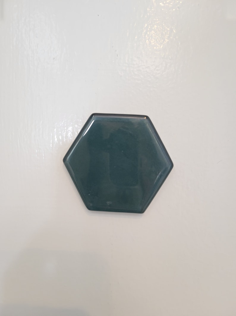 Magnets | Glass | 2" Hexagon | Glossy Brightly Colored - Etsy