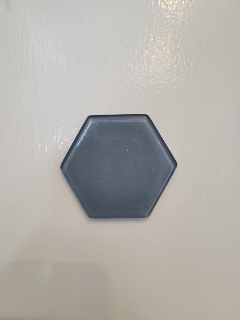 Magnets | Glass | 2" Hexagon | Glossy Brightly Colored - Etsy