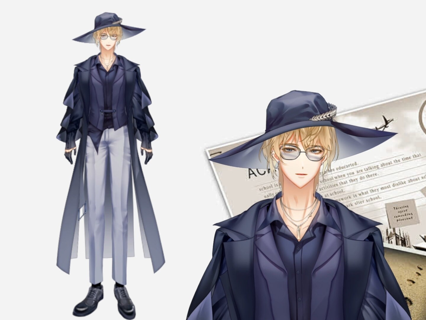 Man Vtuber Model Premade Vtuber Model Live2d Model Fully Rigged Ready ...