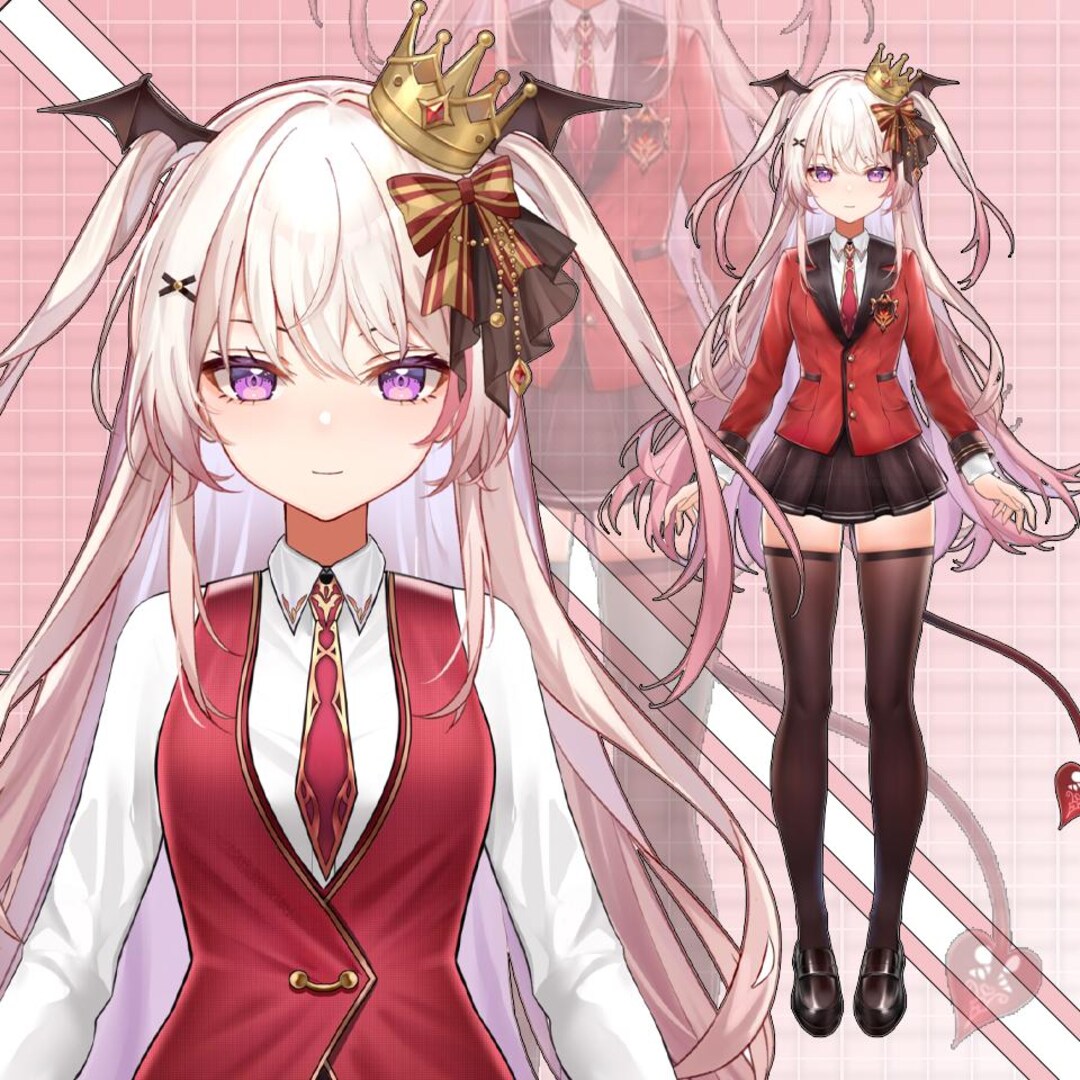 Lovely Vtuber Model | Premade Vtuber Model | Live2d Model | Fully Rigged | Ready to Use ...