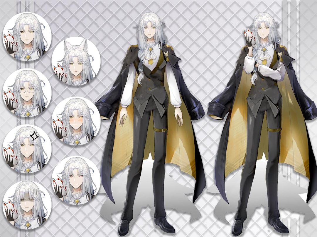 Rigged Man Vtuber Model: Ready to Use Live2d Avatar - Etsy