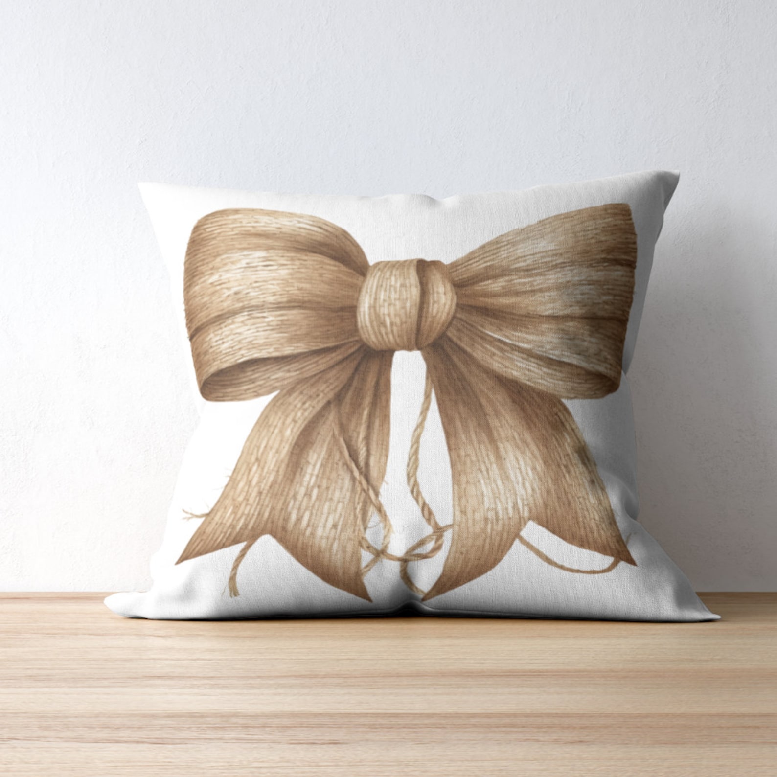 Watercolor Rustic Bows Clipart, Burlap Bows Clipart, Jute Bow Clip Art ...