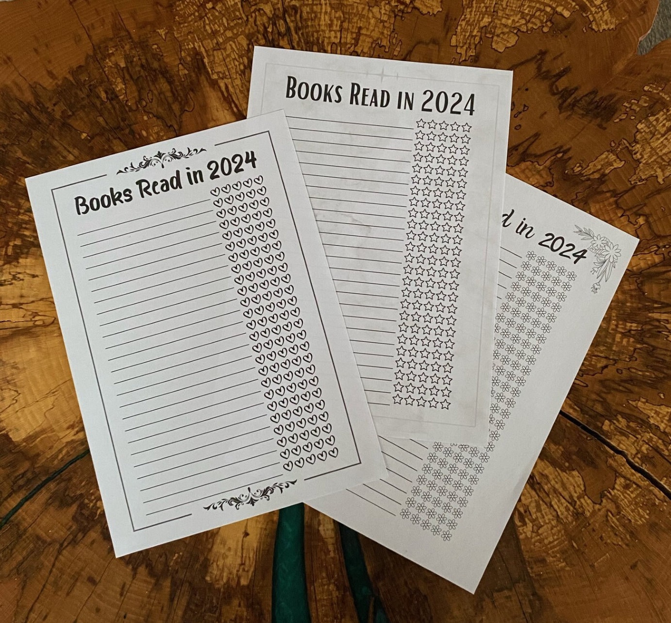 Printable Reading Tracker, Book Tracker, 2024 Bujo, Reading Planner ...