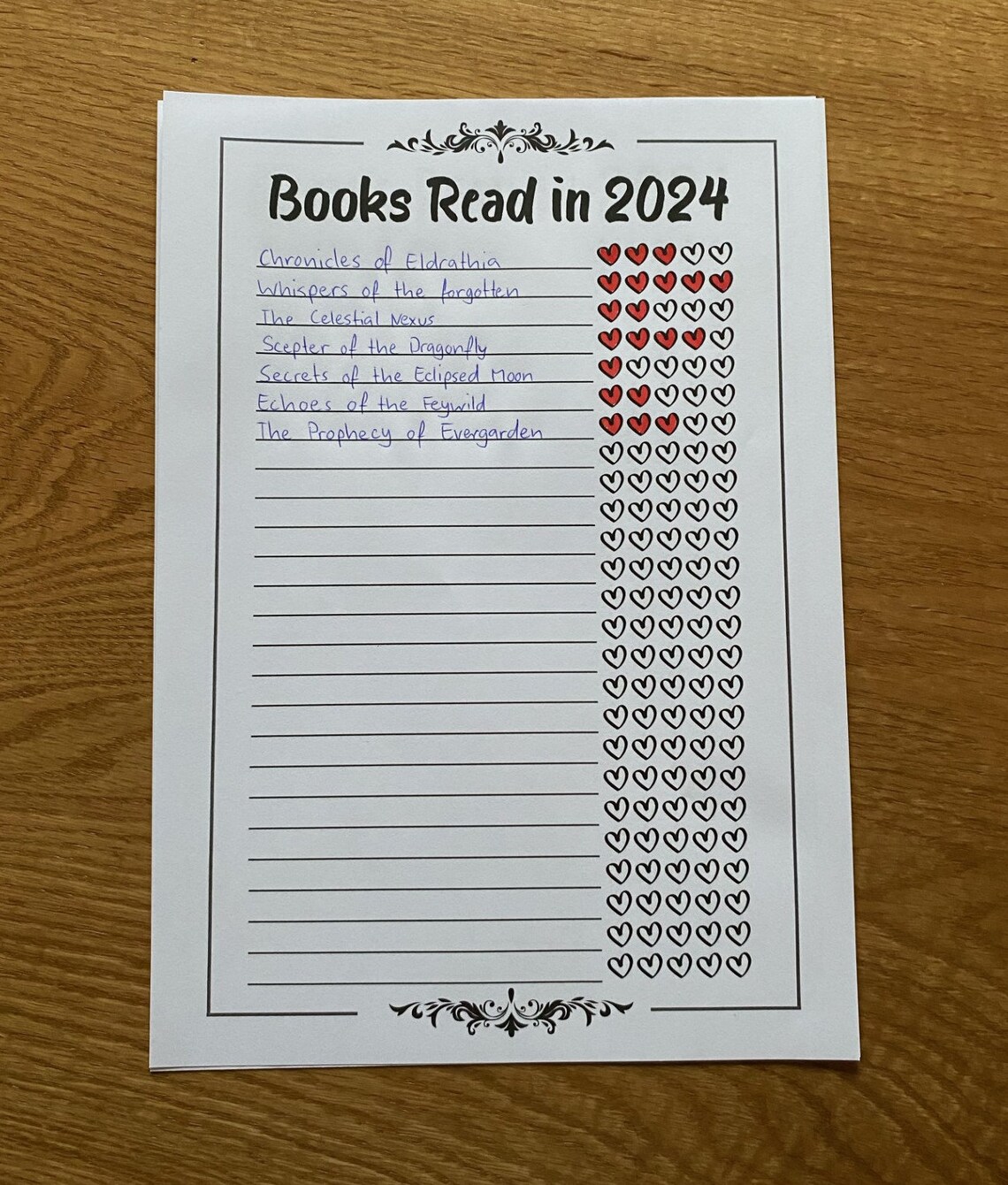 Printable Reading Tracker, Book Tracker, 2024 Bujo, Reading Planner ...