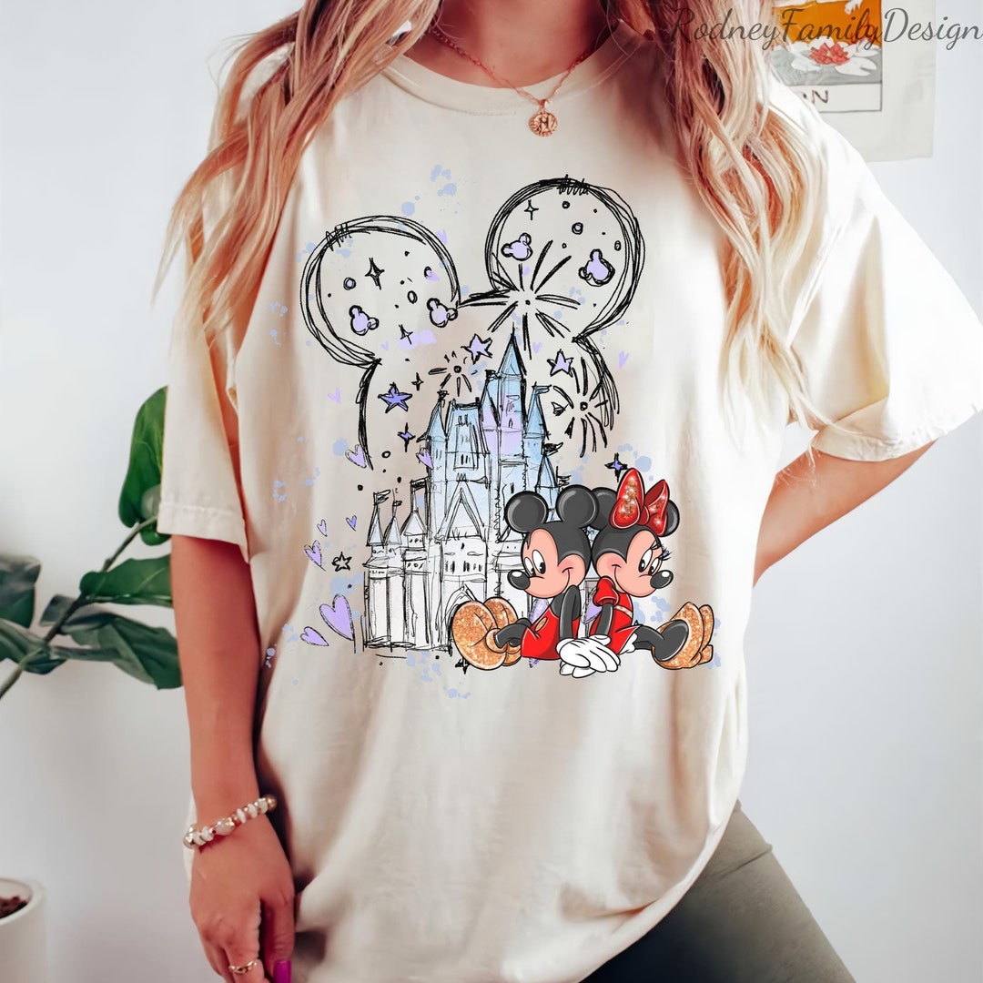 Retro Walt Disney World Png, Vintage Mickey and Minnie, Disneyland Png ...