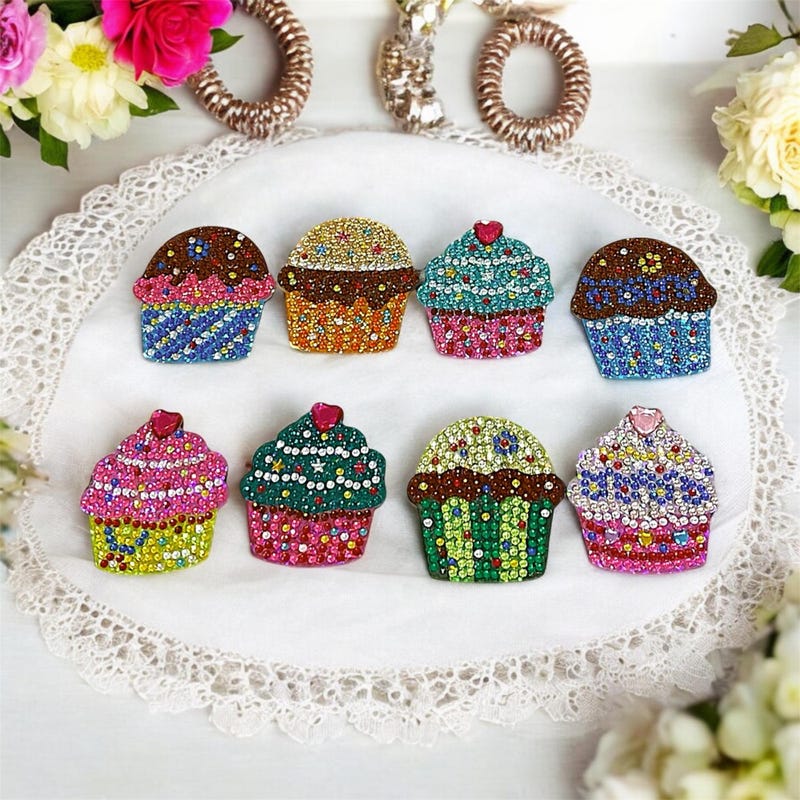 Cupcake Magnets - Etsy