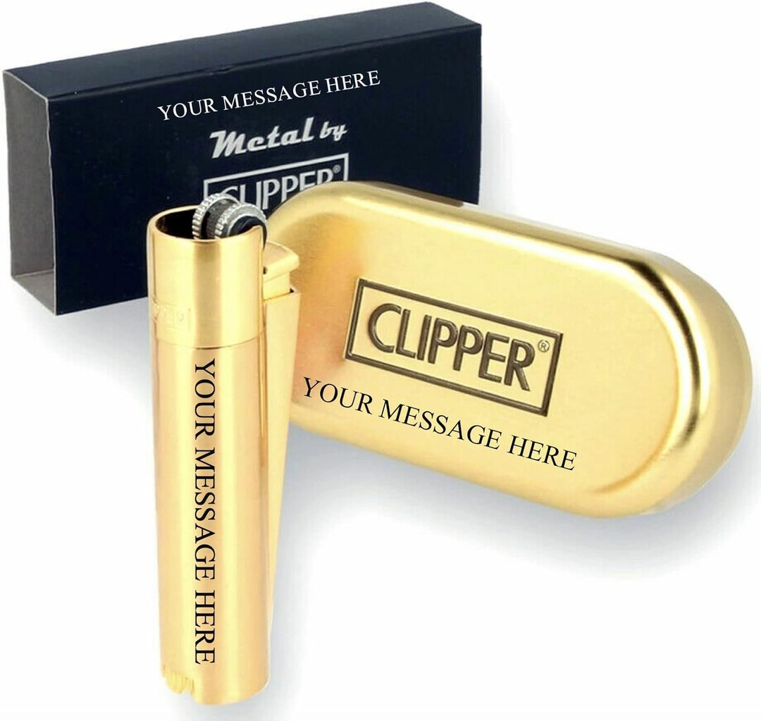 Limited Edition Clipper Lighter ® Deep Laser Engraved Personalised ...