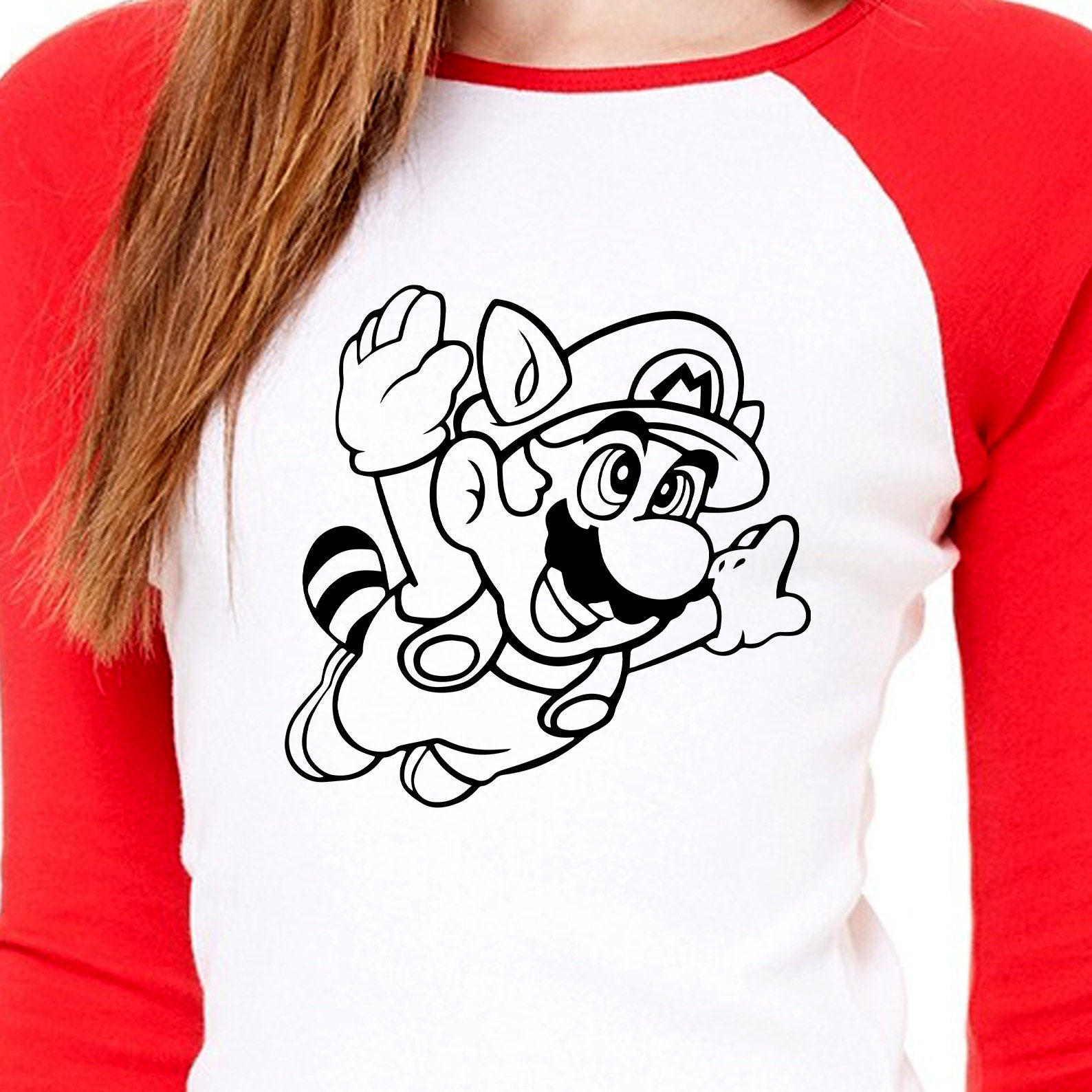 Raccoon Mario Digital Cut Files Cricut Silhouette Cameo Svg Cut Files ...