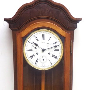 Fine Hermle Multi Dial Wall Clock 8 Day Weight Driven Chiming Wall ...
