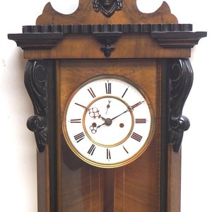 Fine Victorian 8-day Wall Clock – Antique Striking Vienna Wall Clock - Etsy
