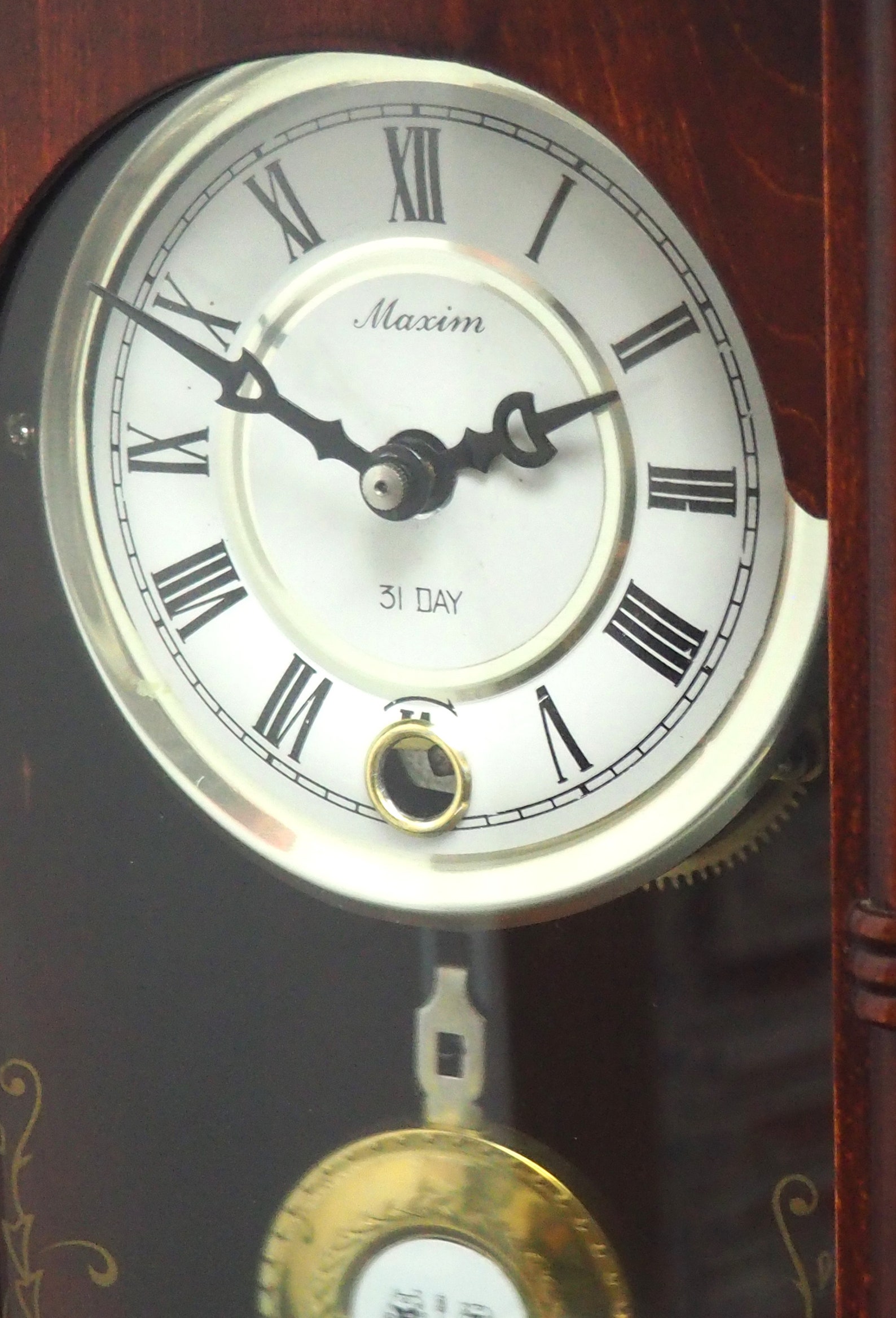 Vintage Maxim Mantle Clock - 31 Day Timepiece Mantel Clock - Etsy