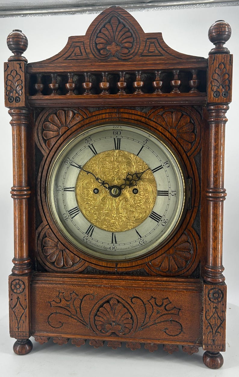 Awesome Twin Fusee Victorian Bracket Clock - Ca1870 - Etsy