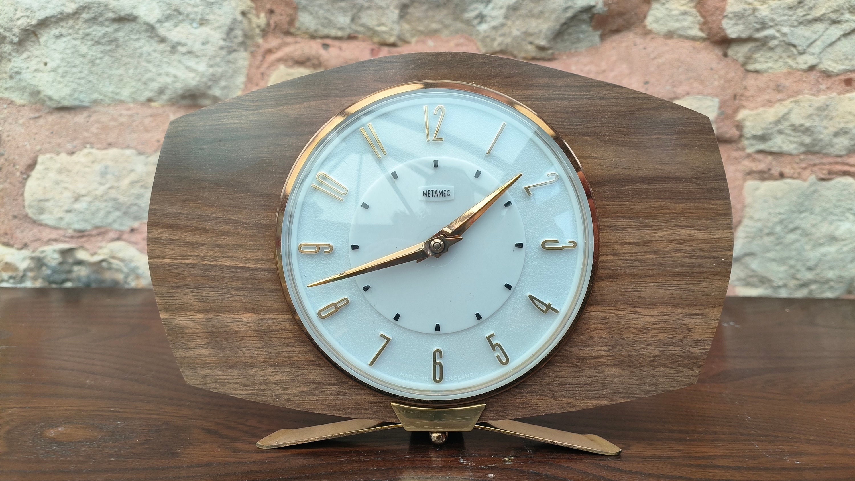Stylish Vintage Retro Metamec 1970s Art Deco Style Mantel Clock - Etsy
